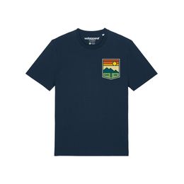 wat? Apparel T-Shirt Good Vibe in Dunkelblau | Gr.: 54