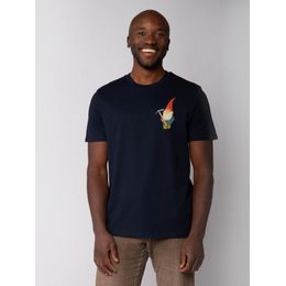 wat? Apparel T-Shirt Gartenzwerg in Dunkelblau | Gr.: 58