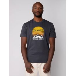 wat? Apparel T-Shirt Mehr Wandern in India Ink Grey | Gr.: 52