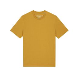 wat? Apparel T-Shirt 2er Pack Bio Basic T-Shirt M&auml;nner in Ocker | Gr.: 50