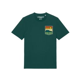 wat? Apparel T-Shirt Good Vibe in Dunkelgr&uuml;n | Gr.: 50