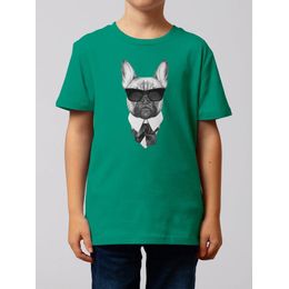wat? Apparel T-Shirt Ein fescher Hund in Go Green | Gr.: 134-146