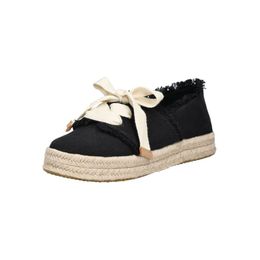 Toms Shoes TOMS Espadrilles CAROLINA LACE UP in schwarz | Gr.: 38,5