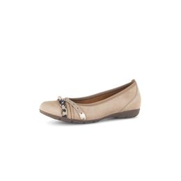 Gabor Elegante Ballerinas in beige | Gr.: 42,5