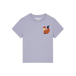 wat? Apparel T-Shirt Cute Fox in Lavender | Gr.: 42
