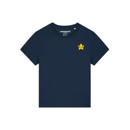 wat? Apparel T-Shirt Unbesiegbar in Dunkelblau | Gr.: 44