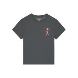 wat? Apparel T-Shirt Hula Hoop in Grau | Gr.: 42