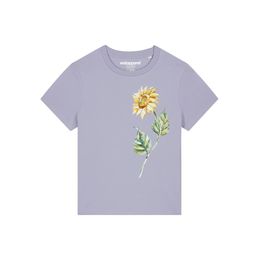 wat? Apparel T-Shirt Sonnenblume in Lavender | Gr.: 36
