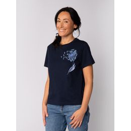wat? Apparel T-Shirt Dandelion in Dunkelblau | Gr.: 40