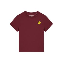 wat? Apparel T-Shirt Unbesiegbar in Weinrot | Gr.: 44