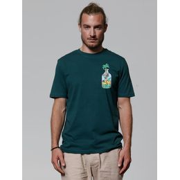 wat? Apparel T-Shirt Holiday in a bottle in Dunkelgr&uuml;n | Gr.: 52