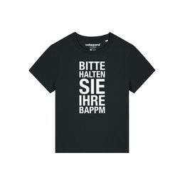 wat? Apparel T-Shirt Bitte Halten Sie Ihre Bappm in Schwarz | Gr.: 44