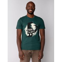 wat? Apparel T-Shirt Opasaurus in Dunkelgr&uuml;n | Gr.: 50