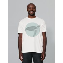 wat? Apparel T-Shirt Meeresschildkr&ouml;te in Off White | Gr.: 54