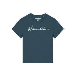 wat? Apparel T-Shirt Hawedehre in Petrol | Gr.: 34