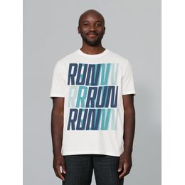 wat? Apparel T-Shirt Run, Run, Run blue in Off White | Gr.: 48