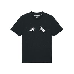 wat? Apparel T-Shirt Space love in Schwarz | Gr.: 60
