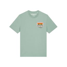 wat? Apparel T-Shirt Rainbow Cassette in Aloe | Gr.: 46