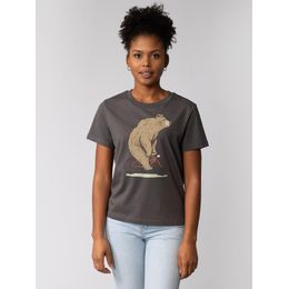 wat? Apparel T-Shirt Fahrradb&auml;r in Grau | Gr.: 42