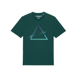 wat? Apparel T-Shirt Triangle in Dunkelgr&uuml;n | Gr.: 46