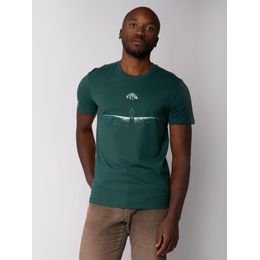 wat? Apparel T-Shirt Lost in space in Dunkelgr&uuml;n | Gr.: 48