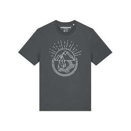 wat? Apparel T-Shirt Natur ist sch&ouml;n in Grau | Gr.: 56