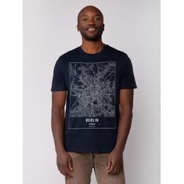 wat? Apparel T-Shirt City maps Berlin Landkarte in Dunkelblau | Gr.: 58
