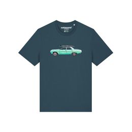 wat? Apparel T-Shirt Surf Car in Petrol | Gr.: 46