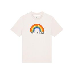 wat? Apparel T-Shirt Love is Love in Off White | Gr.: 56