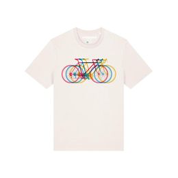 wat? Apparel T-Shirt Fahrr&auml;der in Off White | Gr.: 46
