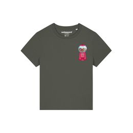 wat? Apparel T-Shirt Kaugummiautomat in Khaki | Gr.: 36