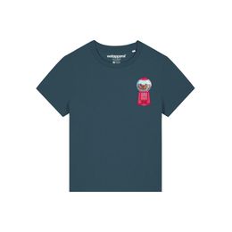 wat? Apparel T-Shirt Kaugummiautomat in Petrol | Gr.: 34