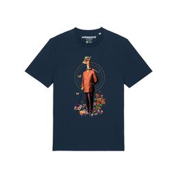 wat? Apparel T-Shirt Fancy Llama in Dunkelblau | Gr.: 54