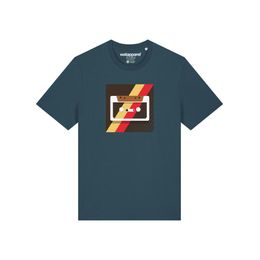 wat? Apparel T-Shirt Kassette in Petrol | Gr.: 52
