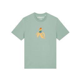 wat? Apparel T-Shirt Rainbow Banana in Aloe | Gr.: 48