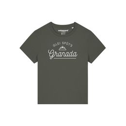 wat? Apparel T-Shirt Glei Sp&uuml;t's Granada in Khaki | Gr.: 36