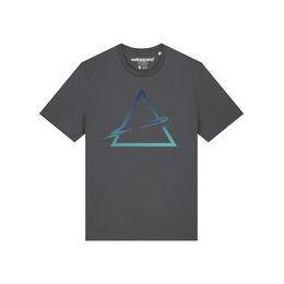 wat? Apparel T-Shirt Triangle in Grau | Gr.: 54