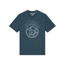 wat? Apparel T-Shirt Natur ist sch&ouml;n in Petrol | Gr.: 54