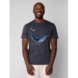 wat? Apparel T-Shirt Wal in India Ink Grey | Gr.: 50