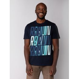 wat? Apparel T-Shirt Run, Run, Run blue in Dunkelblau | Gr.: 46