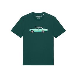 wat? Apparel T-Shirt Surf Car in Dunkelgr&uuml;n | Gr.: 58