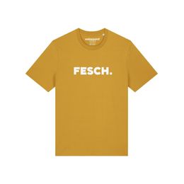 wat? Apparel T-Shirt Fesch in Ocker | Gr.: 46