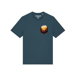 wat? Apparel T-Shirt Hiking in the mountains in Petrol | Gr.: 54