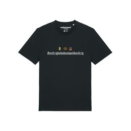 wat? Apparel T-Shirt Dositzndedodeoiweidositzn in Schwarz | Gr.: 58