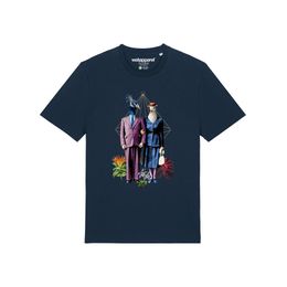 wat? Apparel T-Shirt Fancy Birds in Dunkelblau | Gr.: 52