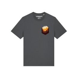 wat? Apparel T-Shirt Hiking in the mountains in Grau | Gr.: 56