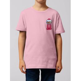 wat? Apparel T-Shirt Kaugummiautomat in Rosa | Gr.: 122/128