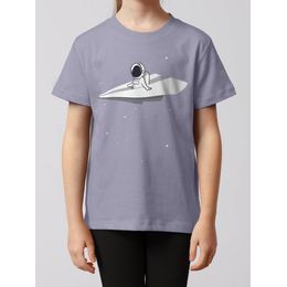 wat? Apparel T-Shirt Fly me to the moon in Lavender | Gr.: 152-164
