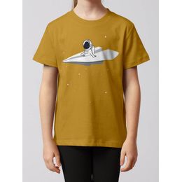 wat? Apparel T-Shirt Fly me to the moon in Ocker | Gr.: 122/128