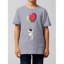 wat? Apparel T-Shirt Little Balloon Astronaut in Lavender | Gr.: 110/116